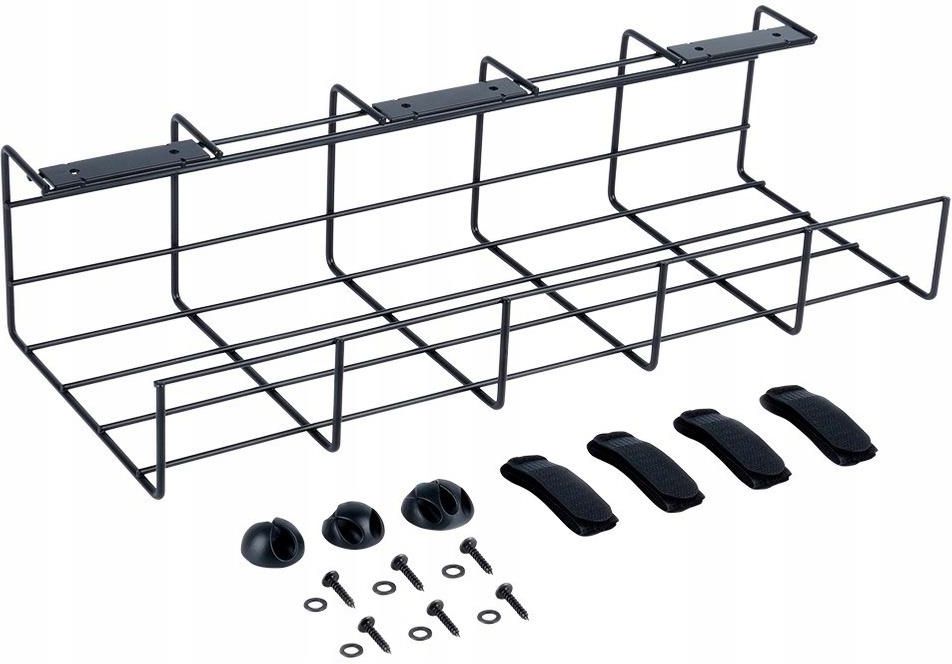Maskownica Organizer na Kable pod Blat Biurko Koszyk Biurowy do Kabli ...