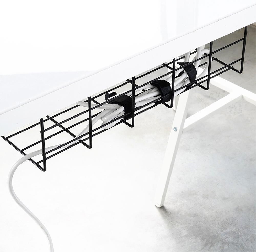 Maskownica Organizer na Kable pod Blat Biurko Koszyk Biurowy do Kabli ...