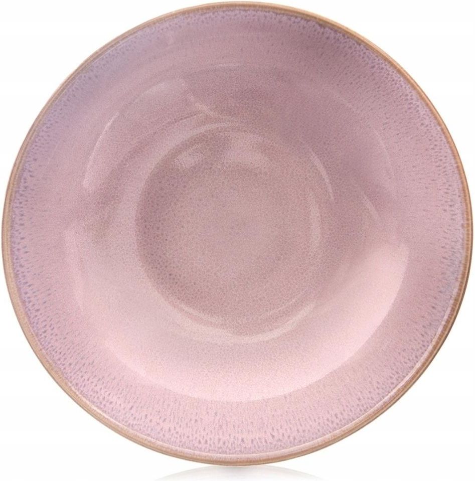Talerz Obiadowy Duży Głęboki Na Zupę Dania Ceramiczny Różowy 21 Cm 900 ...