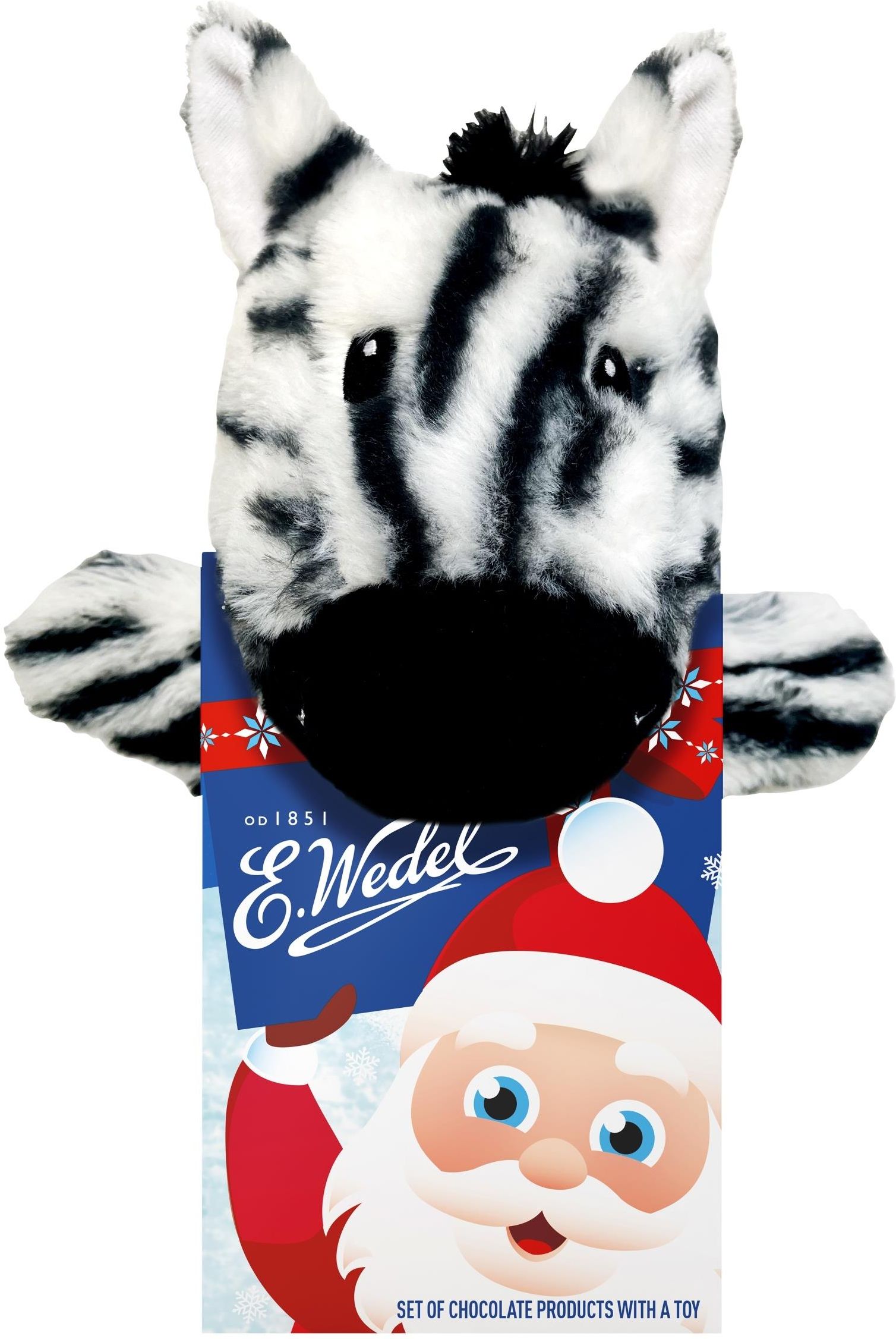 E. Wedel Zestaw słodyczy z zabawką pacynką zebrą 2x140 g - Ceny i ...