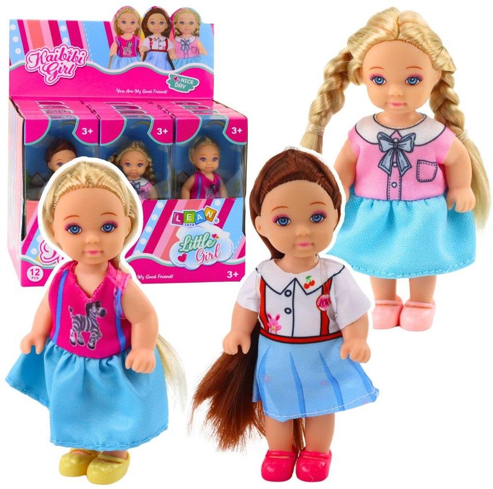 Lalka Lean Toys Mini Laleczka Kaibibi Długie Włosy Kolorowa Sukienka 12cm - Ceny i opinie - Ceneo.pl