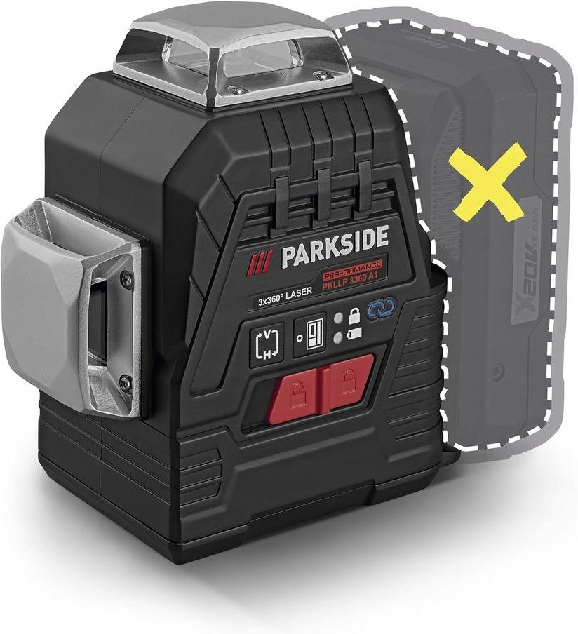 Parkside Laser Krzyżowy 3x360 Profesional Pkllp 3360 A1 443686 - Opinie ...