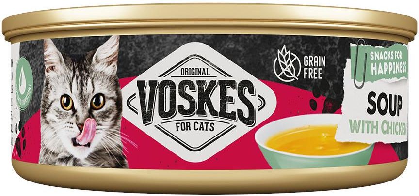 Karma Voskes Original Soup With Chicken Mokra Karma Dla Kota 50G - Ceny ...