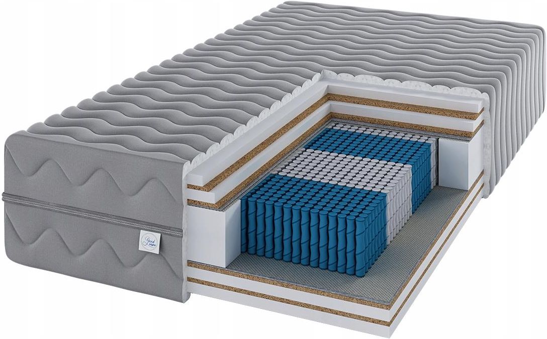 Materac E-Goodnight Materac Multipocket 4x kokos H5 H5 90x200 bardzo twardy - Materace H5 ...