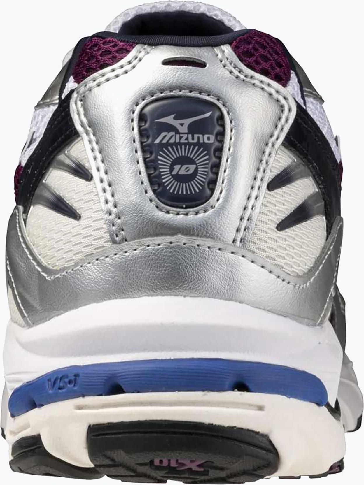 Buty Mizuno Wave Rider 10 white/baritone blue/dark purple - Ceny i ...