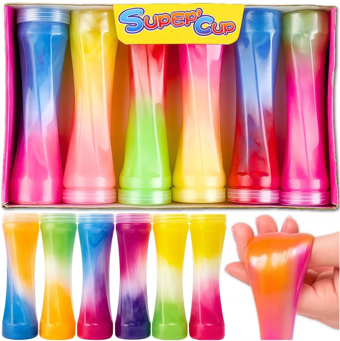 Memflow Slime Glut Masa Plastyczna Kolorowa Brokat Duży Zestaw Glutów Dla Dzieci - Ceny i opinie ...