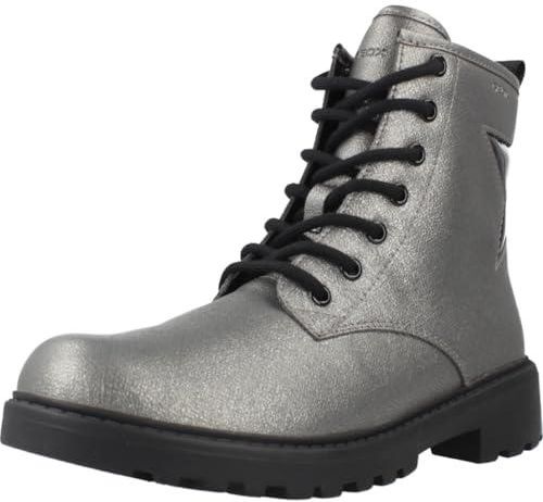 [AP] Geox J Casey Girl Ankle Boot, grafitowy/czarny, rozmiar 34 EU ...