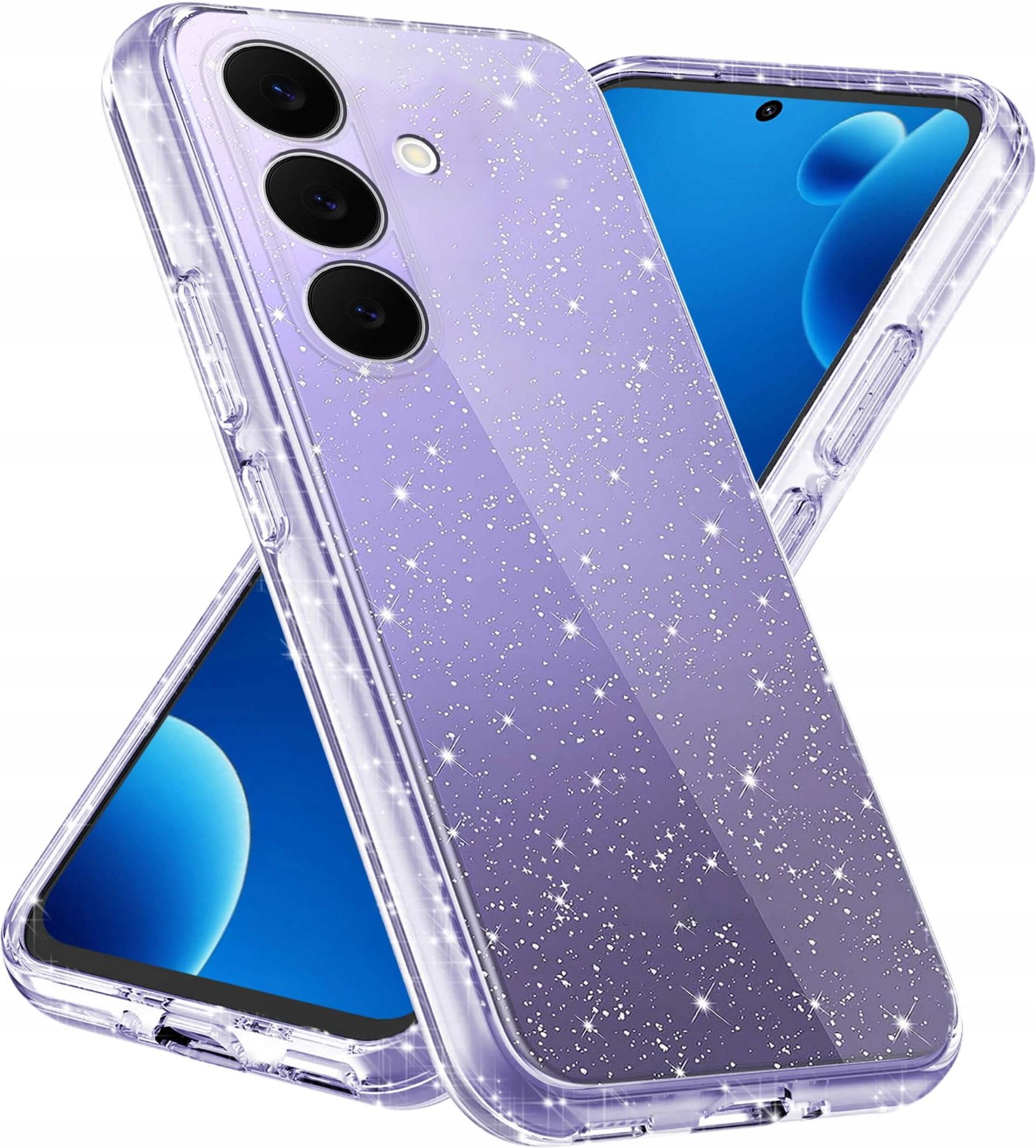 Itel Etui Do Samsung S25 Fe Brokatowe Silikon Ochrona Aparatu Clear ...
