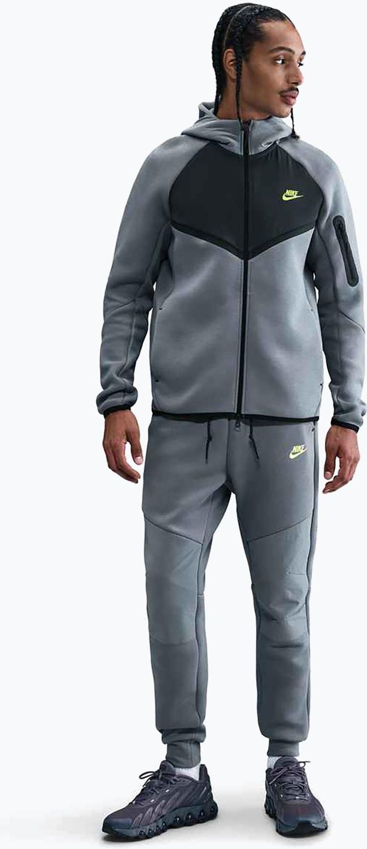 Bluza męska Nike Tech Windrunner Full-Zip cool grey/dark smoke grey ...