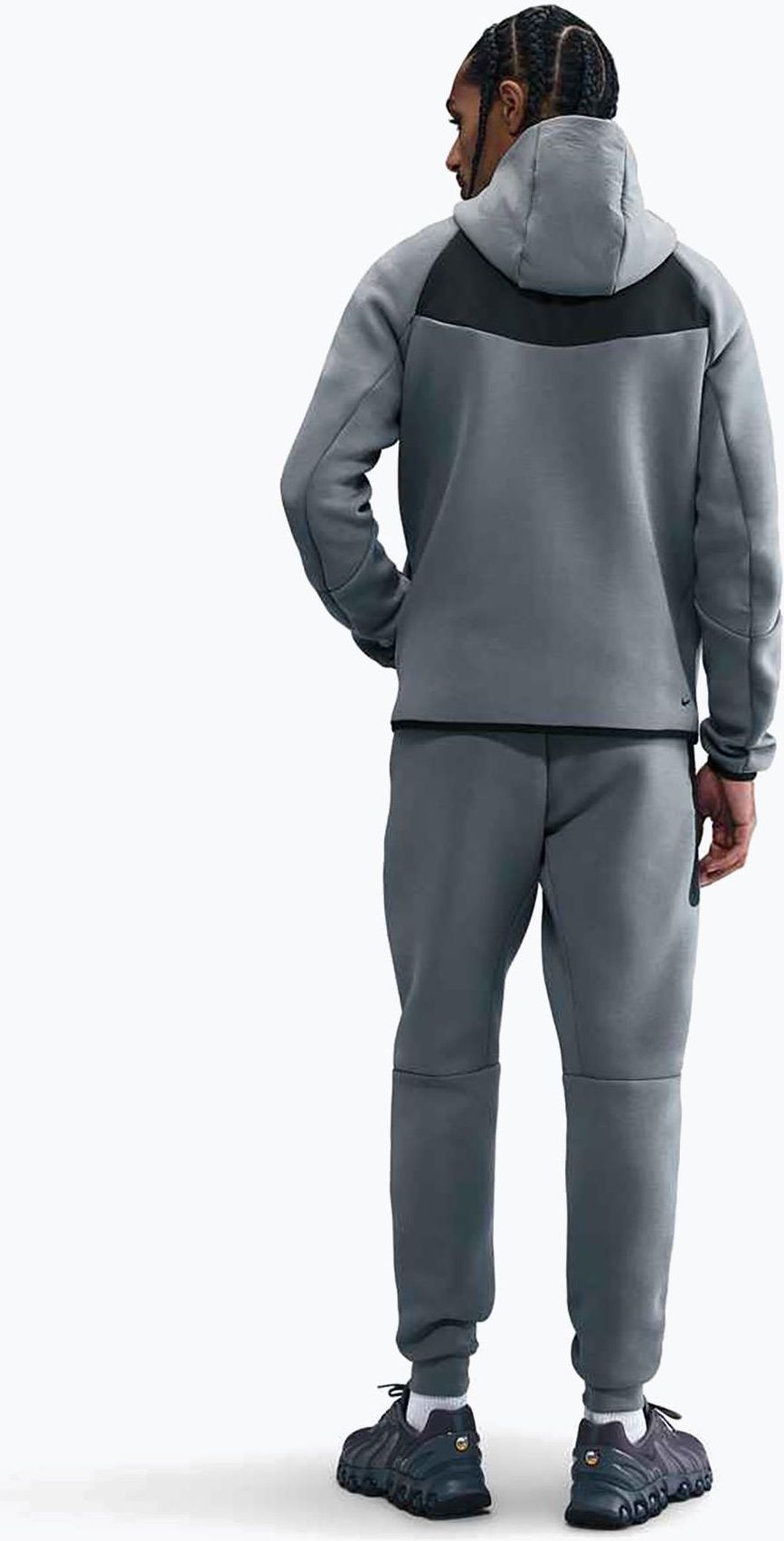 Bluza męska Nike Tech Windrunner Full-Zip cool grey/dark smoke grey ...