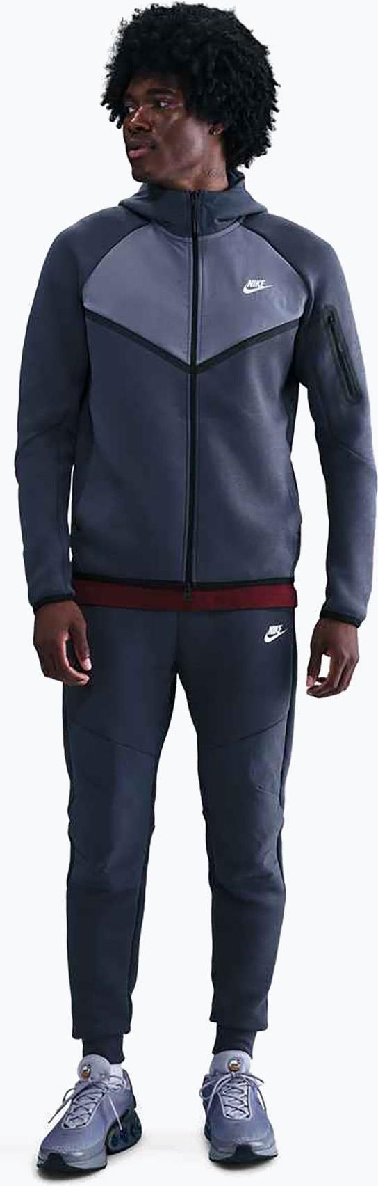 Bluza męska Nike Tech Windrunner Full-Zip thunder blue/metallic silver ...