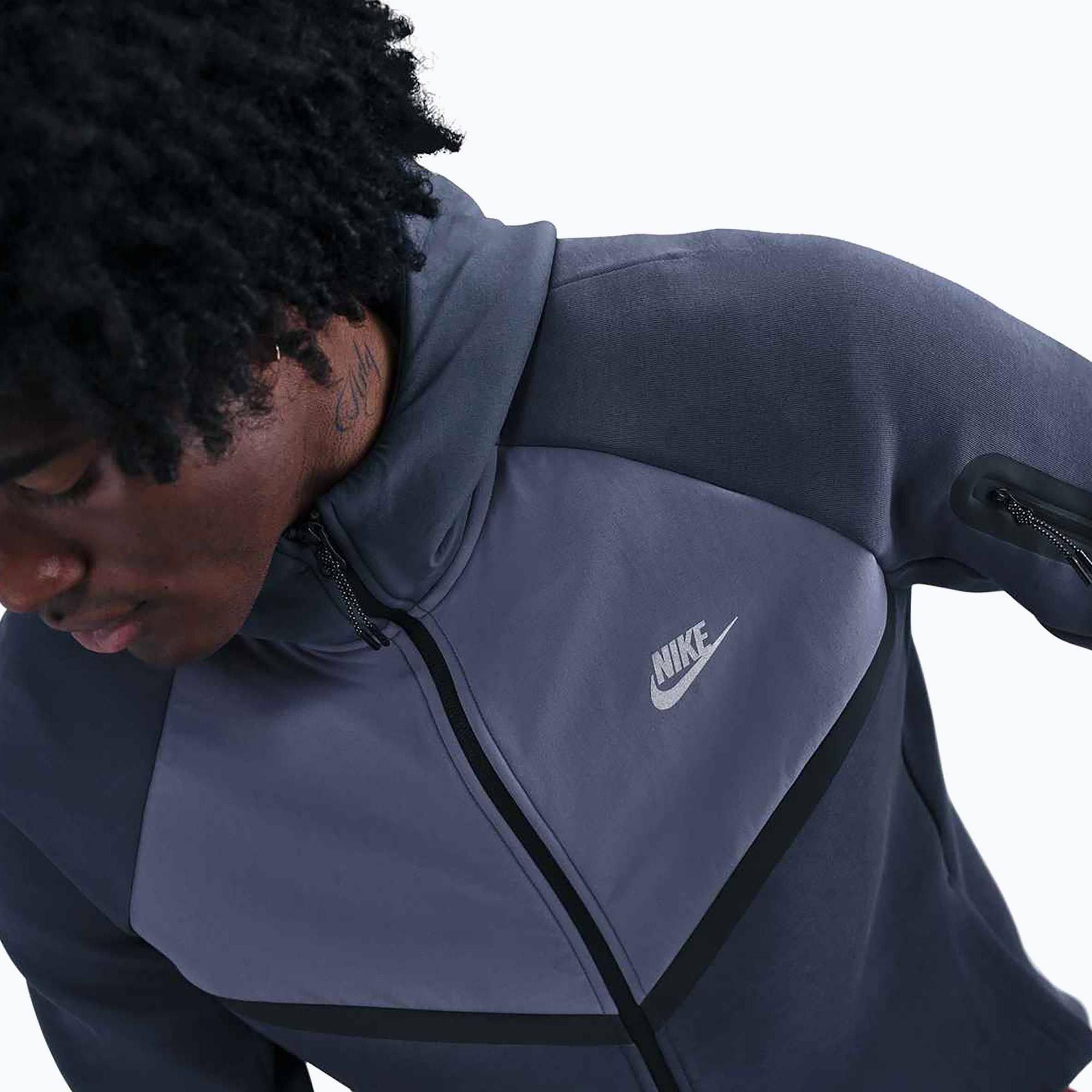 Bluza męska Nike Tech Windrunner Full-Zip thunder blue/metallic silver ...