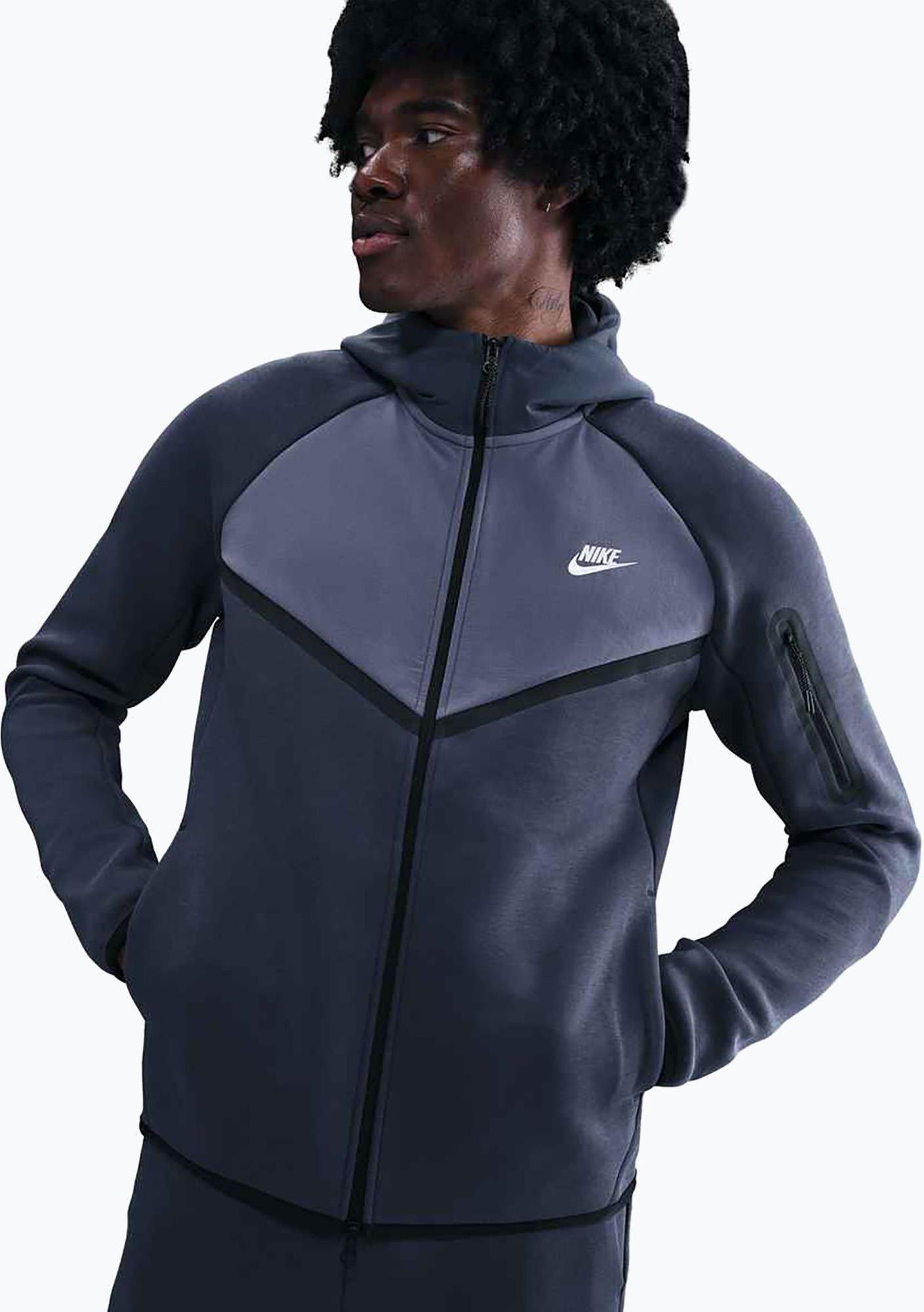 Bluza męska Nike Tech Windrunner Full-Zip thunder blue/metallic silver ...