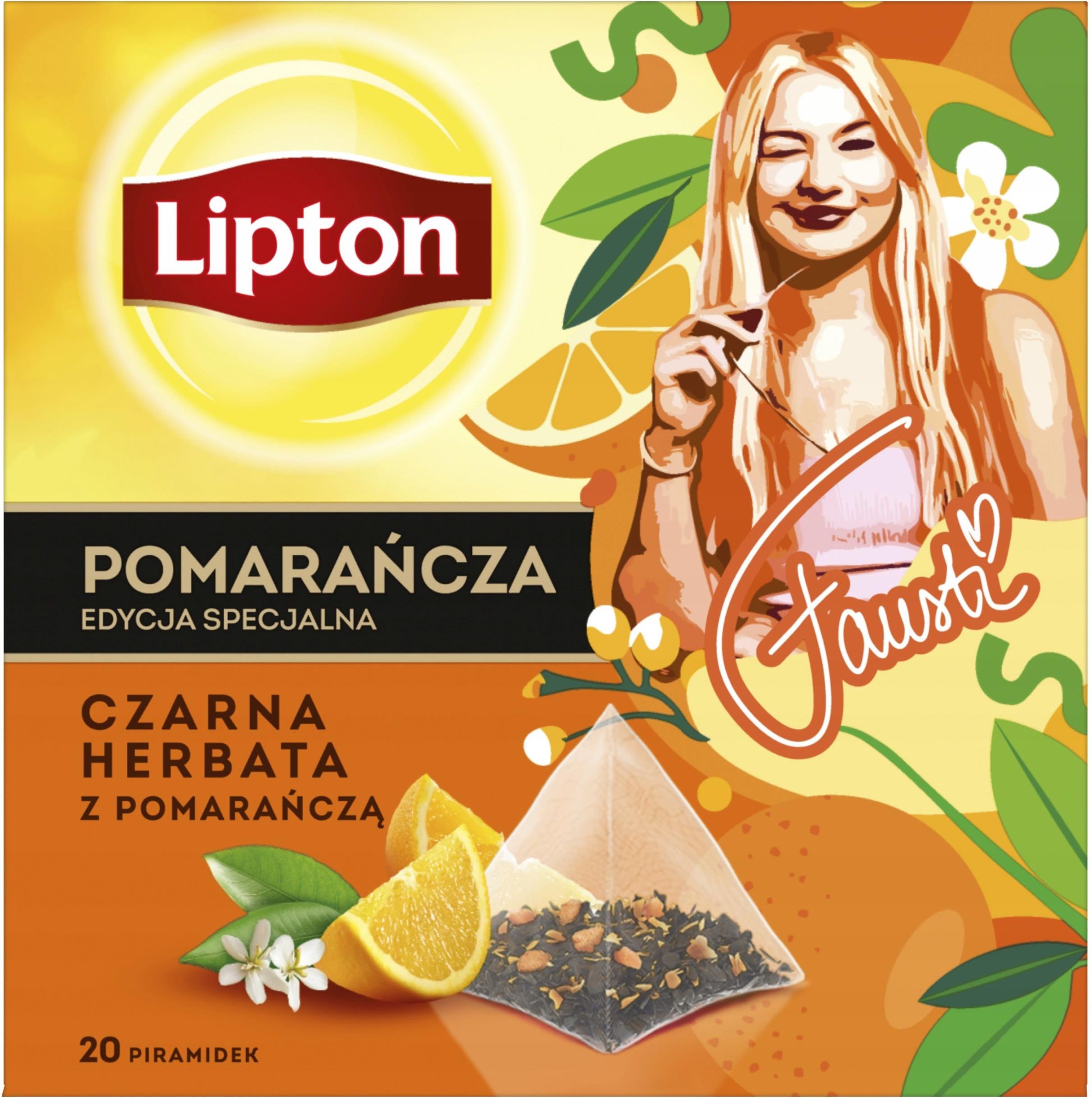 Herbata Lipton Zestaw Czarna Herbata 2 Rodzaje Edycja Specjalna Wersow ...