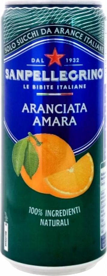 San Pellegrino Napój Gazowany Aranciata Amara 330ml - Ceny i opinie - Ceneo.pl
