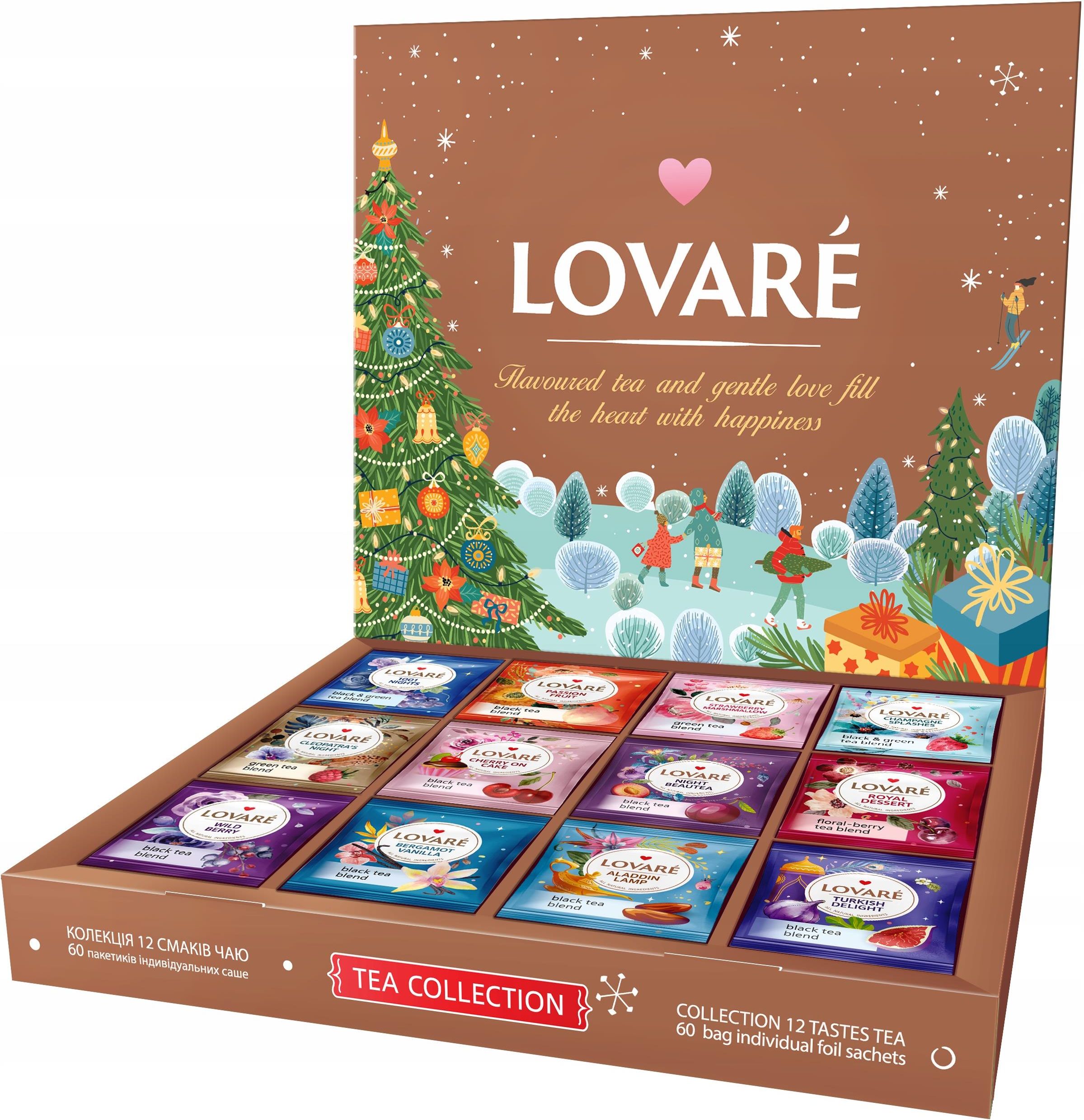 Herbata Lovare Zestaw Herbat Merry Christmas 12 Smaków 60 Torebek ...