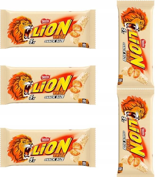 Lion Nestle Baton Z Karmelem W Białej Czekoladzie Multipack 5X30g X5 ...