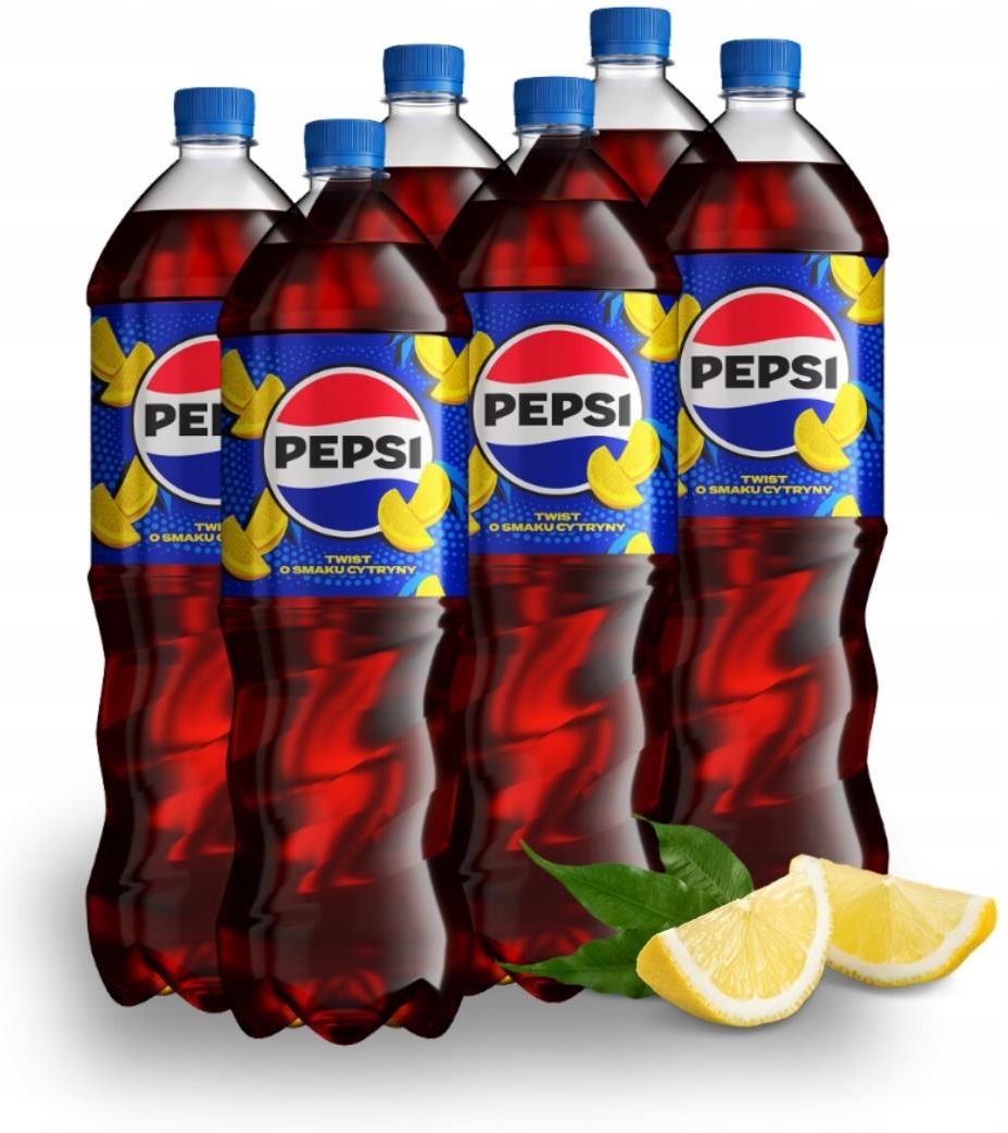 Pepsi Lemon Twist Napój Gazowany O Smaku Cytrynowym Zestaw 6X 1,5l ...