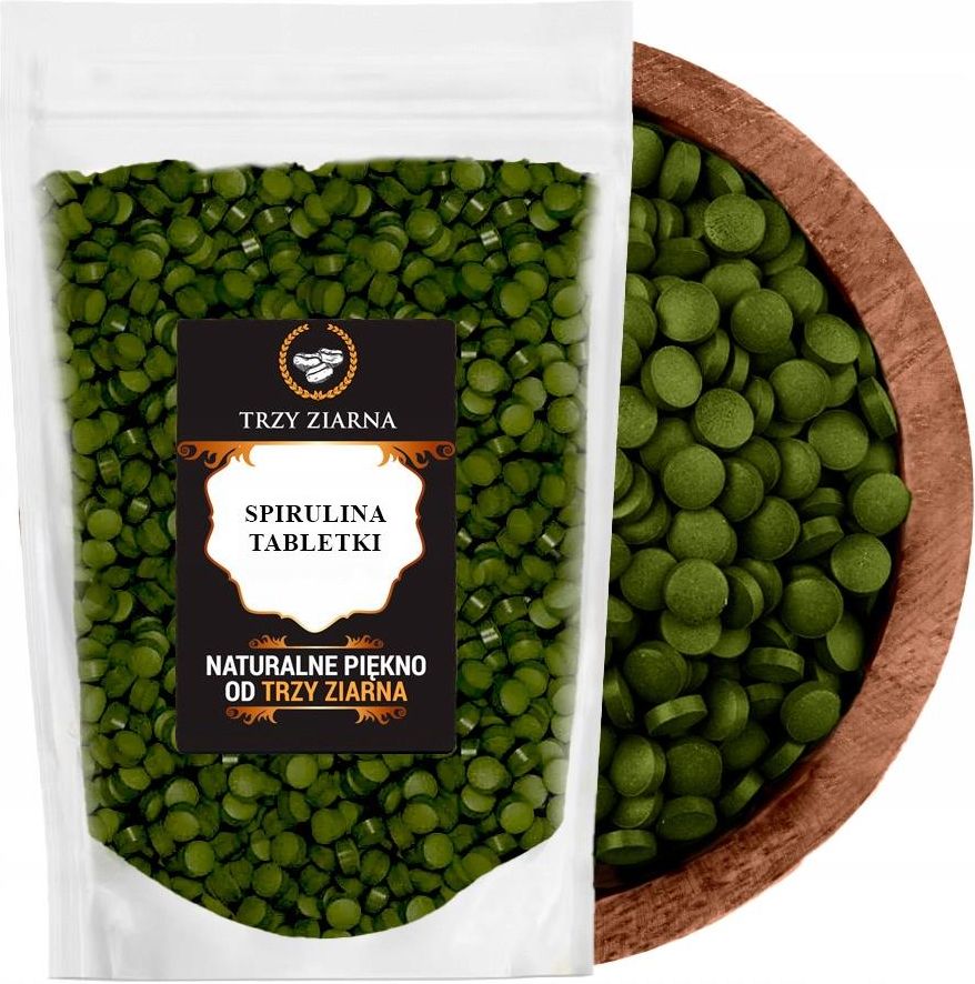Trzy Ziarna Spirulina Algi 200g 800tabl. - Opinie i ceny na Ceneo.pl