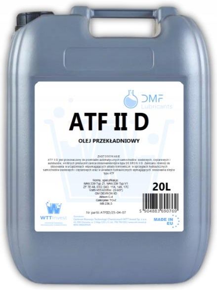 Dmf Olej Przekładniowy Atf 2D 20L Iid Dexron - opinie i ceny na Ceneo.pl