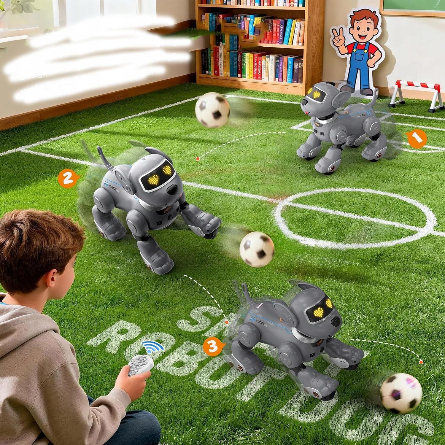 Bedee Interaktywny Robo Pies Zdalnie Sterowany Piesek Robi Sztuczki ...