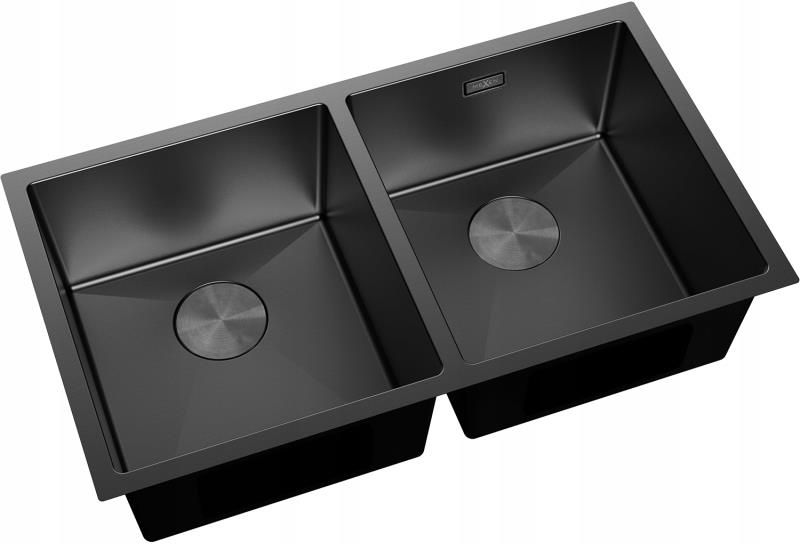 Zlewozmywak z baterią Mexen Binox 80X45 Czarny 642180200070 - Opinie i ceny na Ceneo.pl