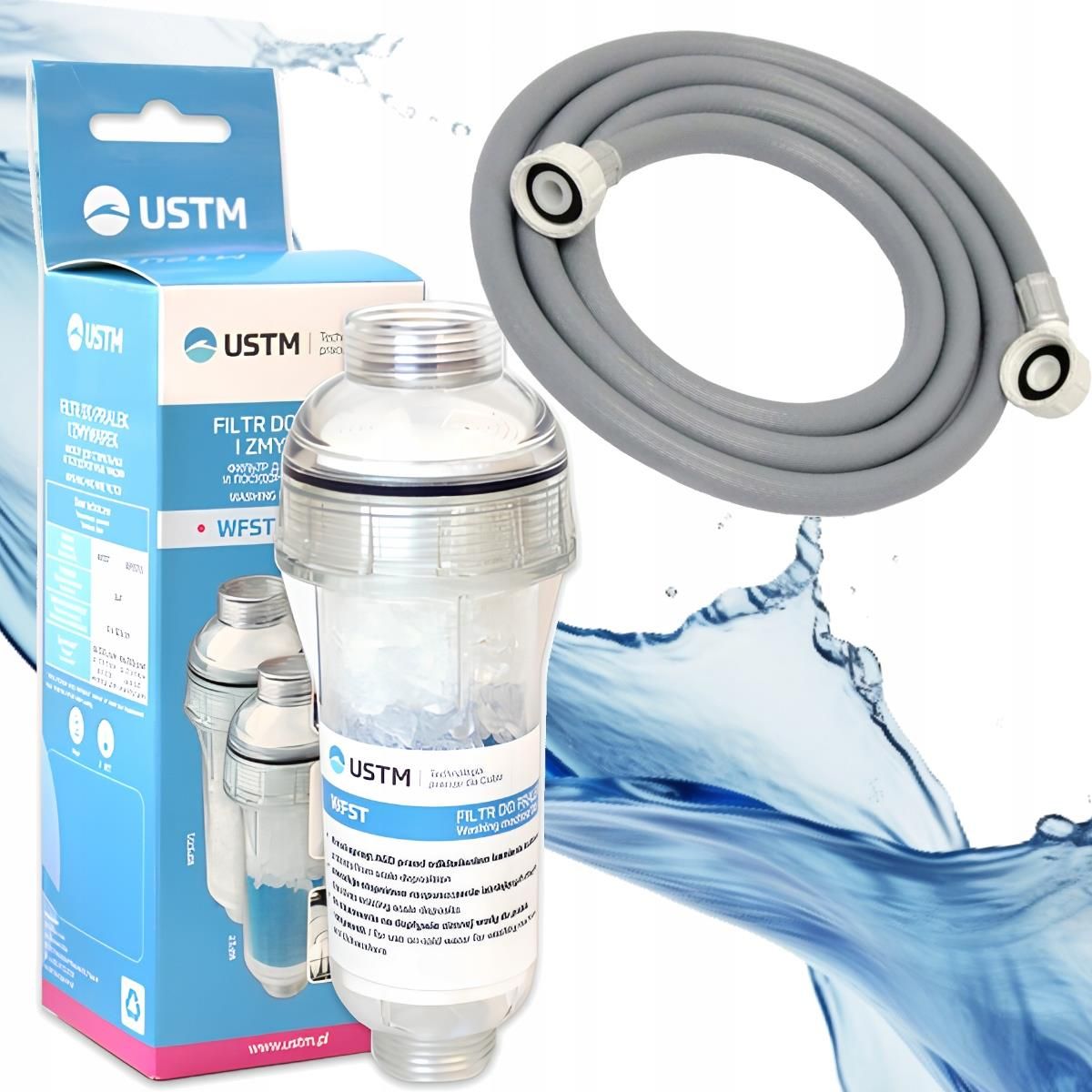 Ust-M Uniwersalny Wąż Dopływowy 3M Do Pralki Zmywarki Filtr Do Wody ...