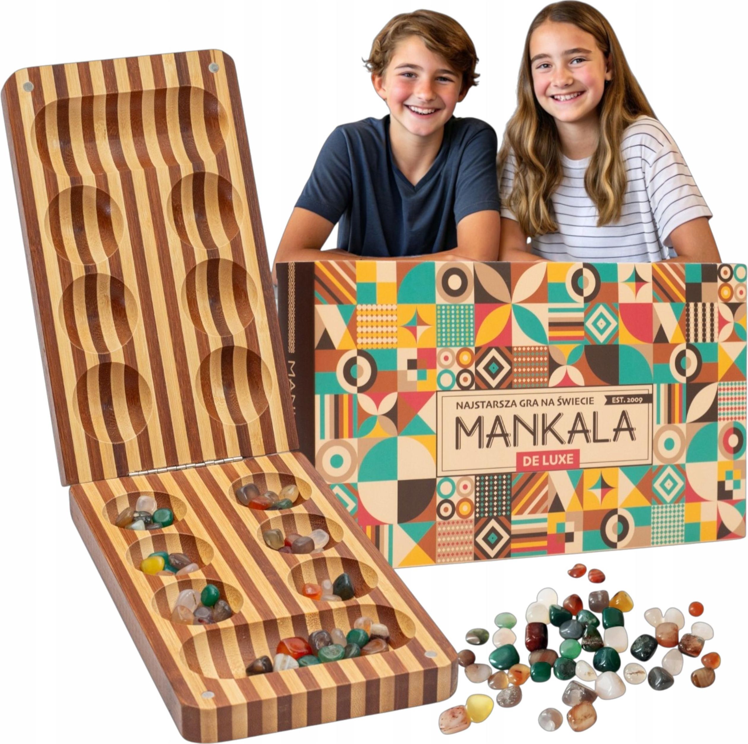 Mankala de Luxe - Gra planszowa. Ceny i opinie - Ceneo.pl