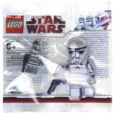 LEGO Star Wars 4591726 Stormtrooper Chrome Silver sw0097 Mini figurka ...
