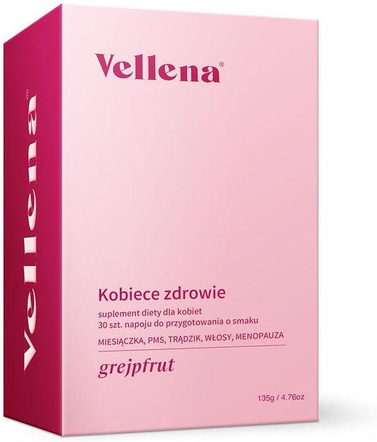 Vellena suplement diety kobiece zdrowie grejpfrut, 30 sasz./1 opak ...