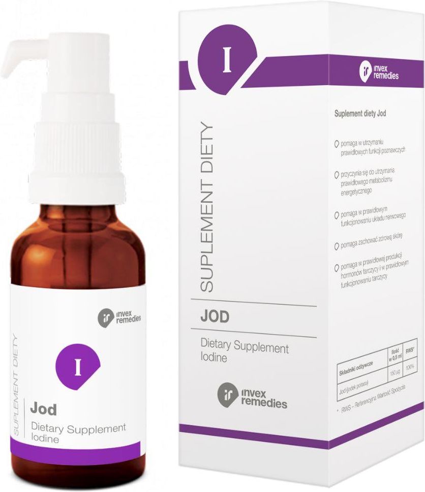 Invex Remedies Jod w kroplach 30ml 60 porcji - Opinie i ceny na Ceneo.pl