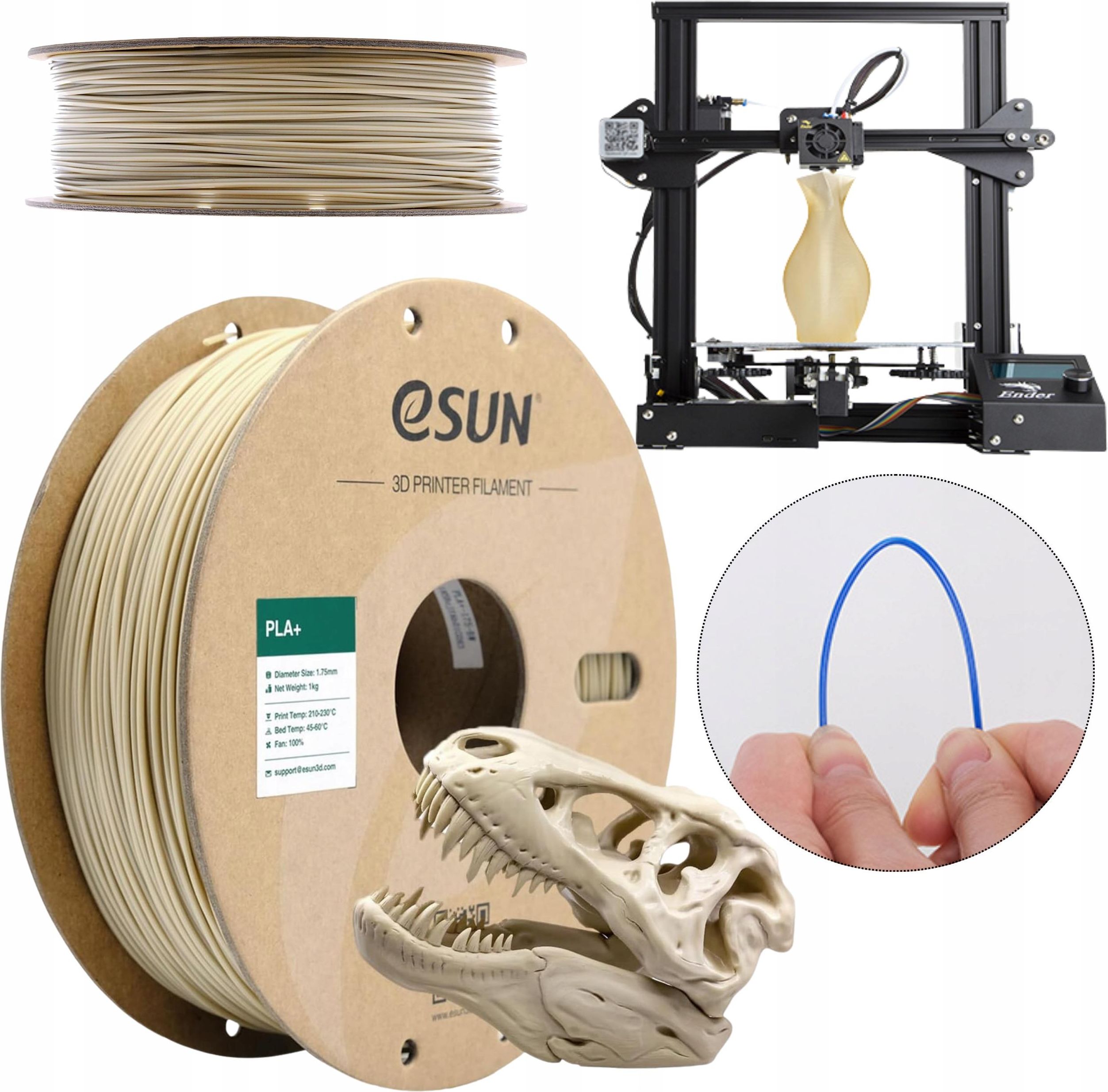 Filament FILAMENT PLA+ 1.75 mm – WYTRZYMAŁY MATERIAŁ DO DRUKAREK 3D ...