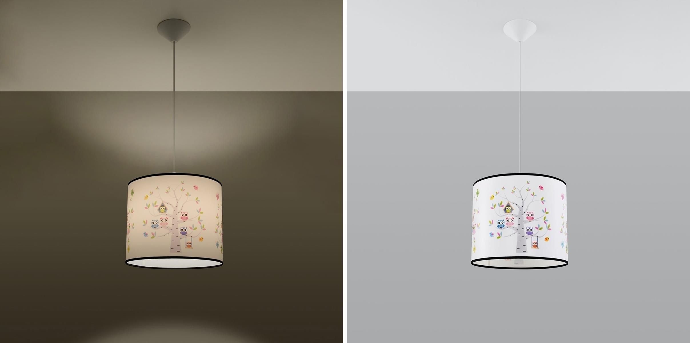 Lampa Wisząca Żyrandol Argon 1 Wielokolorowy 14.189.22 Lumilo Żarówka ...