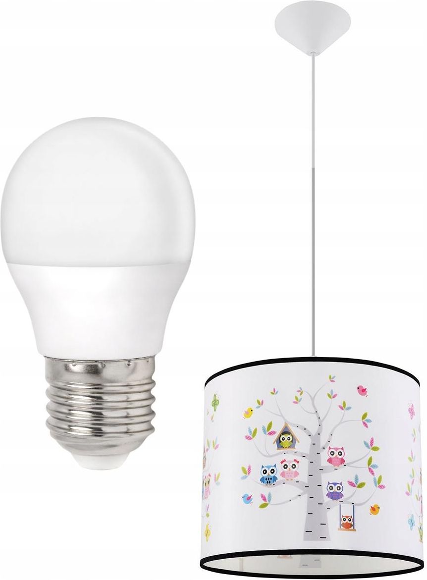 Lampa Wisząca Żyrandol Argon 1 Wielokolorowy 14.189.22 Lumilo Żarówka ...