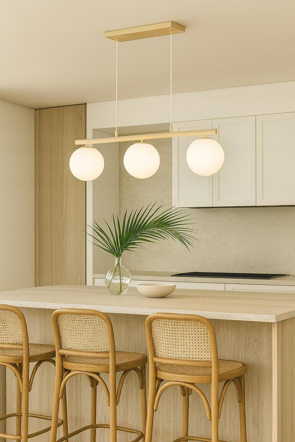 Komat Lampa Sufitowa Wisząca Żyrandol Nad Beż Kaszmir Dimi Led - Opinie ...