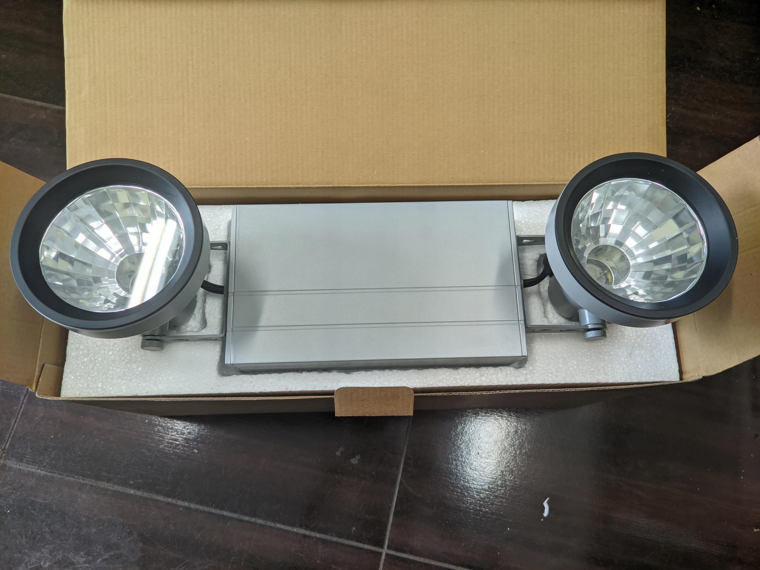 Lampa Sufitowa Kinkiet Podwójny Spot Ruchomy Reflektor Szara G12 Cdm-T ...