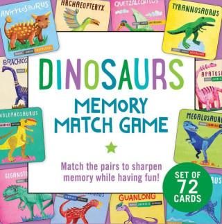 Dinosaurs Memory Match Game (Set of 72 Cards) - Literatura obcojęzyczna ...
