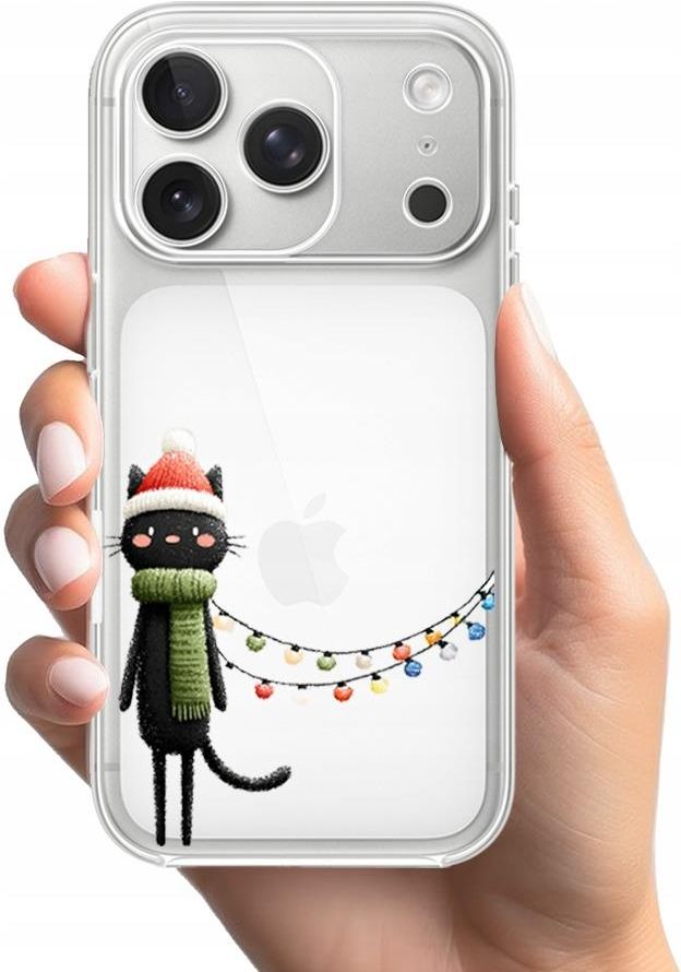 Etui Do Iphone 17 Pro Przytulne Święta Kot Przebrany Za Elfa - Etui na ...