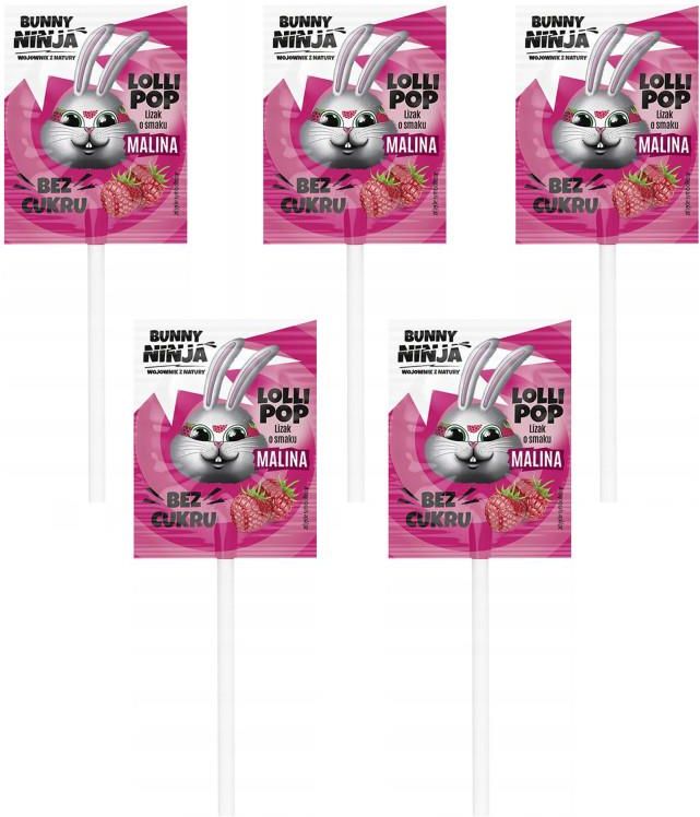 Bunny Ninja Zestaw Lizak Malinowy Bez Cukru Serce 5x6g - Ceny i opinie ...