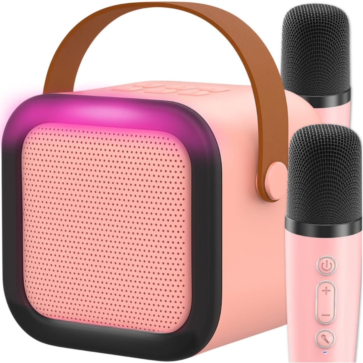 Memflow Zestaw Do Karaoke Dla Dzieci Głośnik Bezprzewodowy 2X Mikrofony Różowy - Ceny i opinie ...
