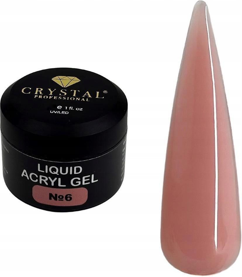 Crystal Professional Liquid Acryl Gel #6 50ml - Opinie i ceny na Ceneo.pl