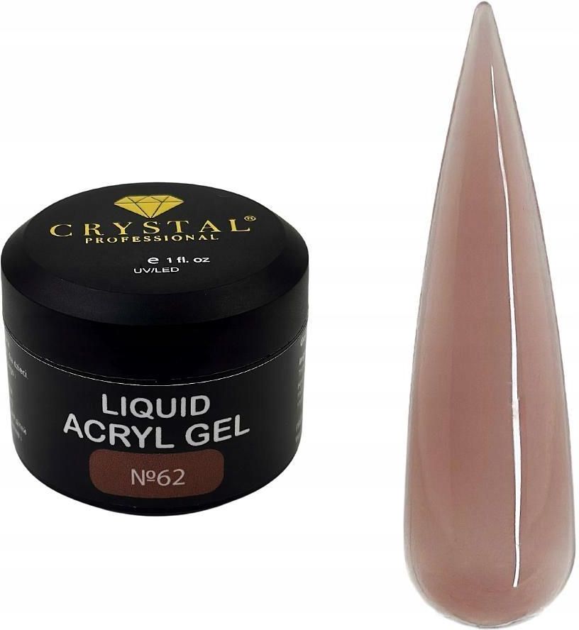 Crystal Professional Liquid Acryl Gel #62 50ml - Opinie i ceny na Ceneo.pl
