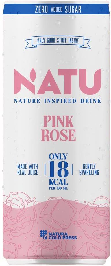 Natura Cold Press Natu Pink Rose Napój Gazowany O Smaku Różanym 250ml ...