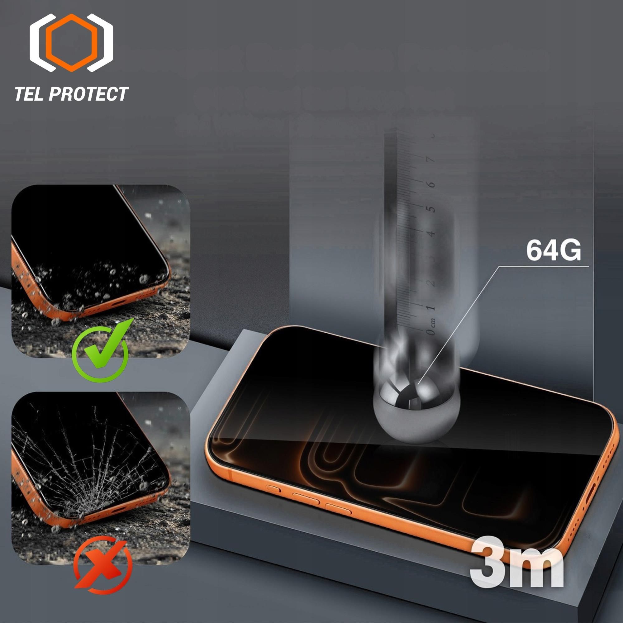 Tel Protect Szkło Hartowane Iphone 17 Pro Max 10X Hd Dlc Diamond ...