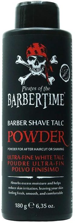 BARBERTIME SHAVE TALC POWDER BARBER TALK FRYZJERSKI PUDER 180 G ...