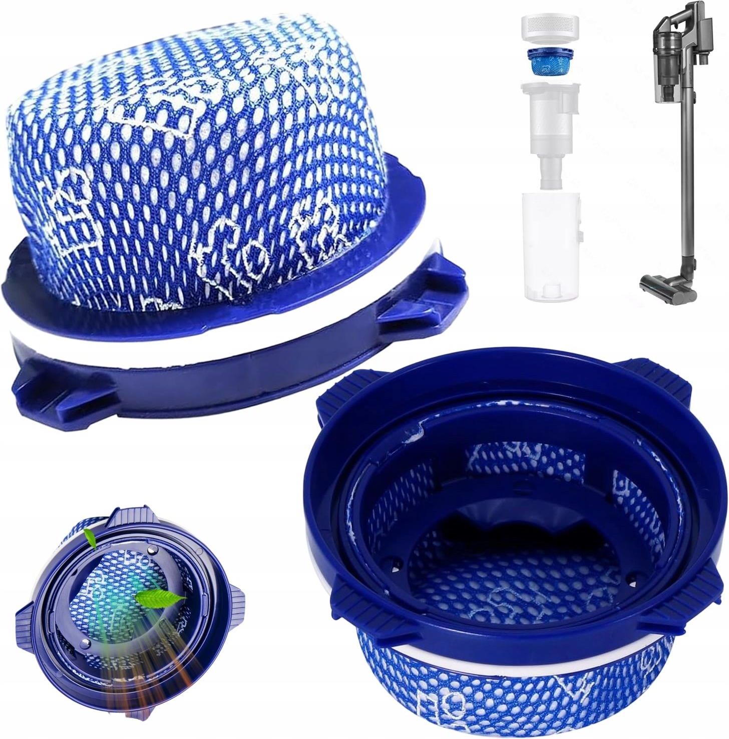 Filtr do odkurzacza Bedee Filtr Hepa Zmywalny Do Bezprzewodowego ...