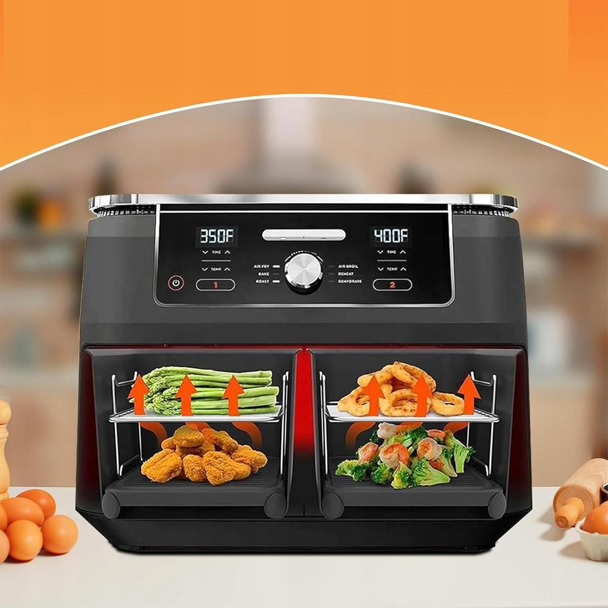 Akcesoria Do Ninja Dual Airfryer Dual Basket Ruszt Szczypce Formy ...