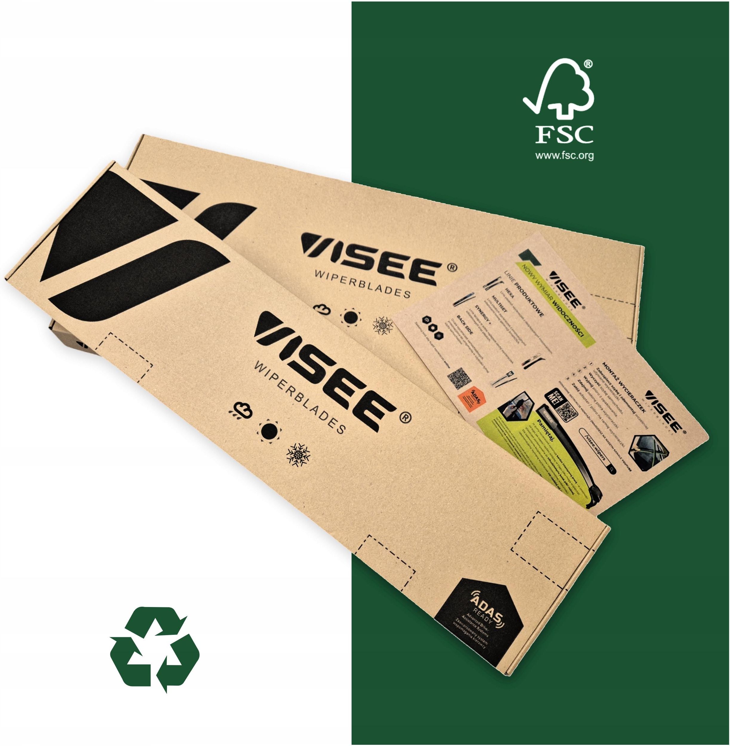 Visee Wycieraczki samochodowe szyb do TOYOTA Solara 09.03-08.08 (3888 ...