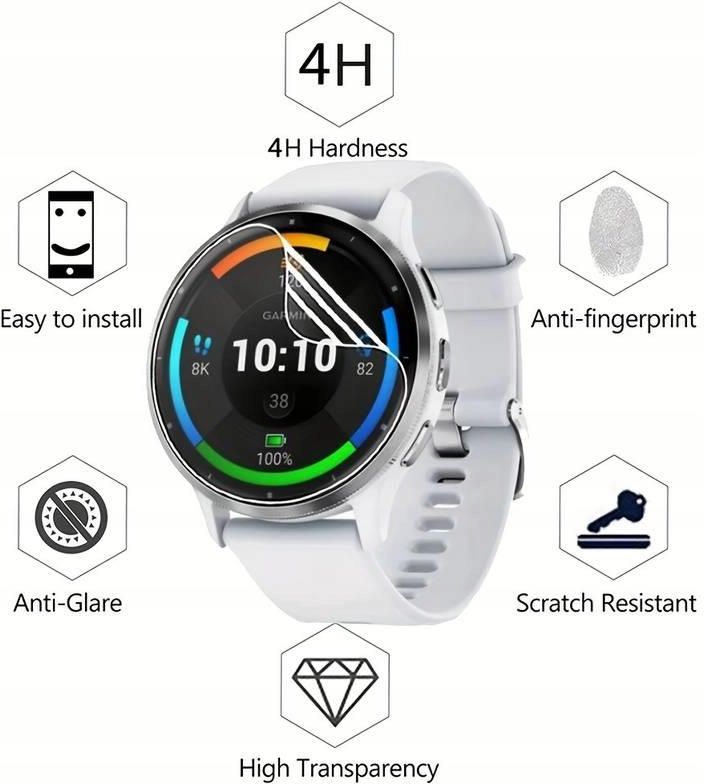 Telmas 3X Folia Smartwatch Do Hoco Y9 Smart Sport Premium Elastyczna ...