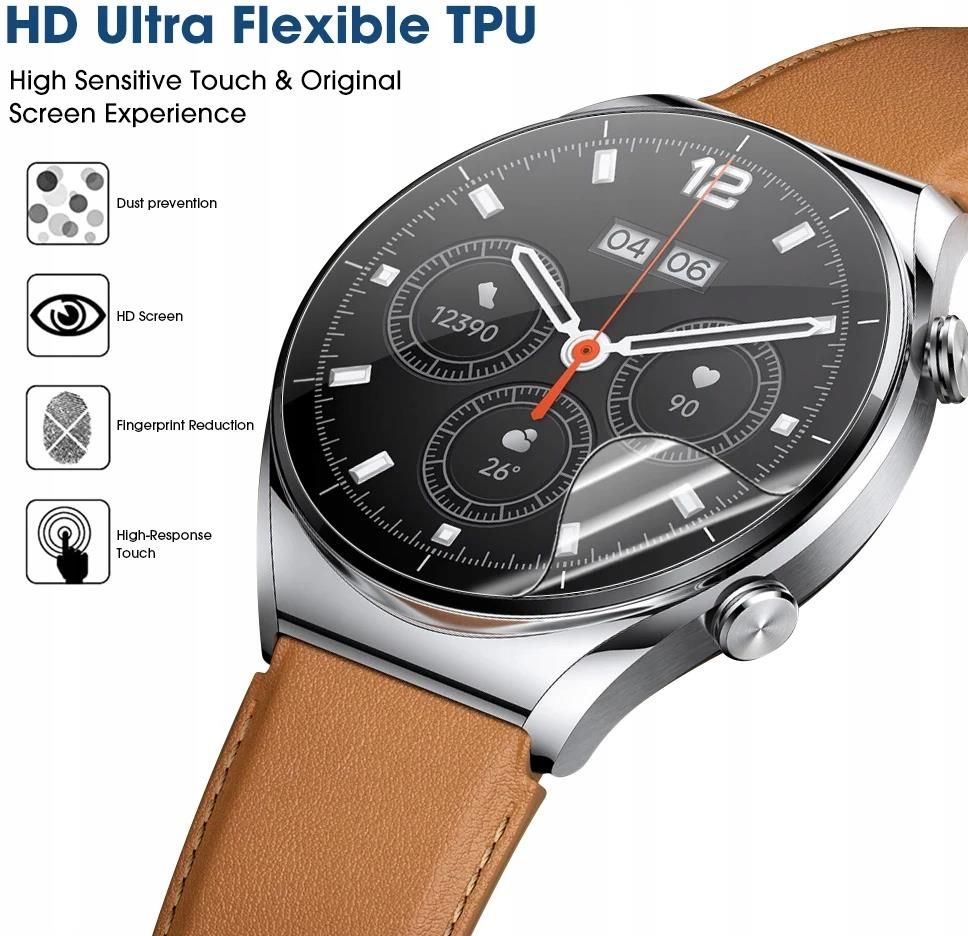 Telmas 3X Folia Smartwatch Do Hoco Y9 Smart Sport Premium Elastyczna ...